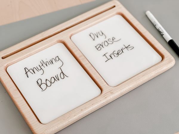 Anything Board Dry Erase Inserts (2 Pieces) - Jack and Link